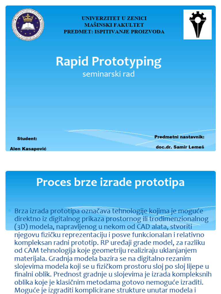 Rapid Prototyping Alen | PDF
