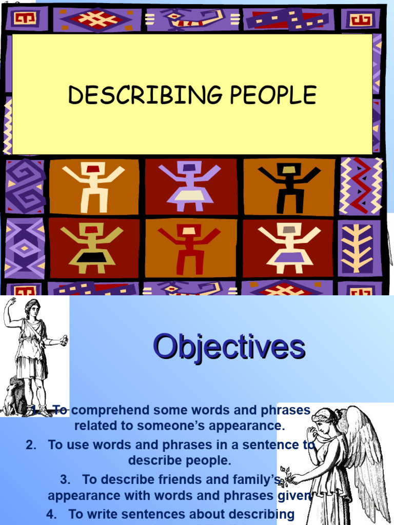 Descriptive Language for People | PDF | Fashion | Human Body