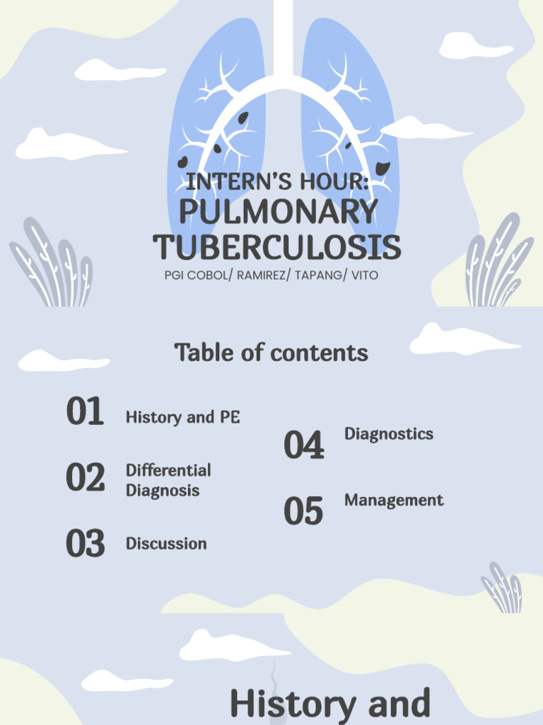 IH_ PTB | PDF | Tuberculosis | Cough