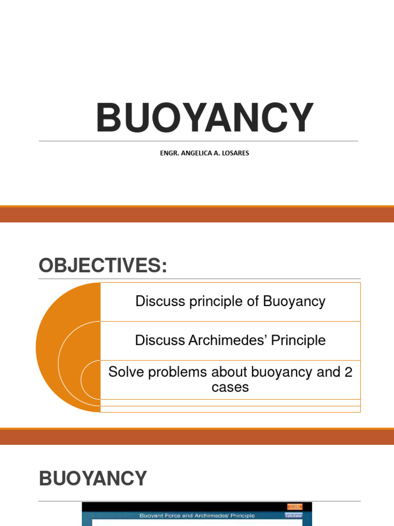 Buoyancy | PDF