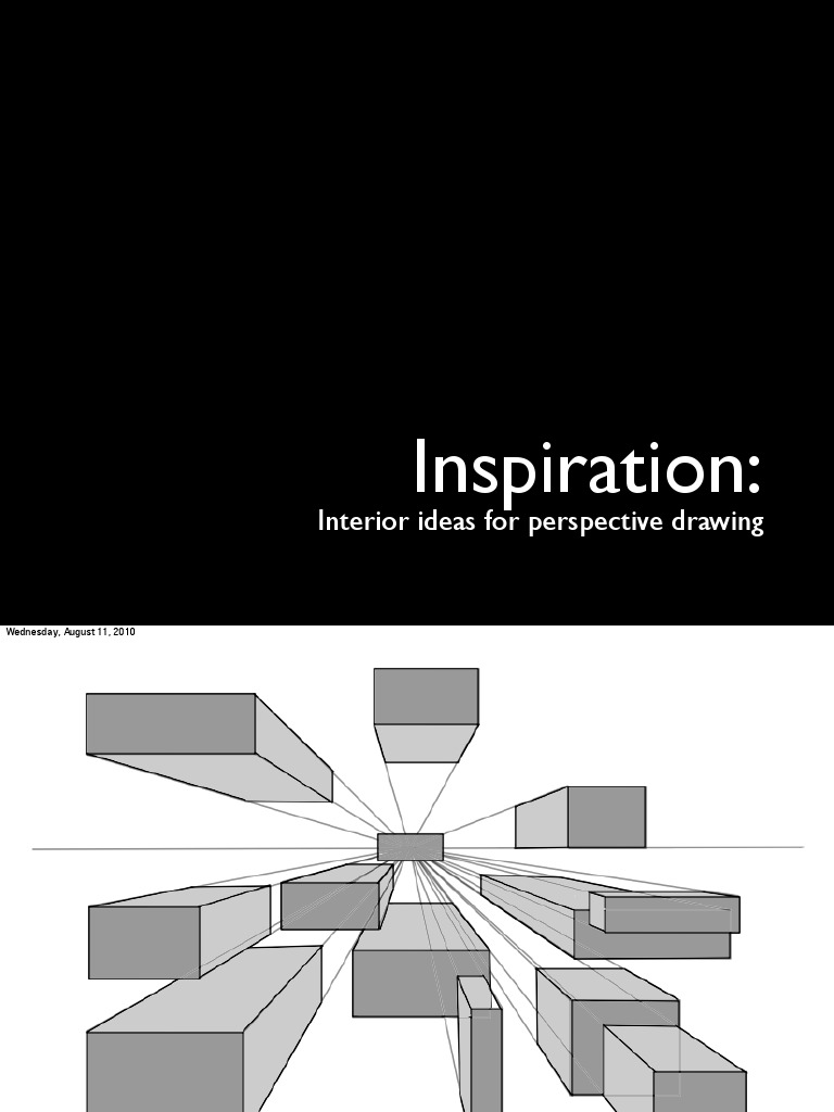 Interior Ideas For Perspective Drawing: Inspiration | PDF | History
