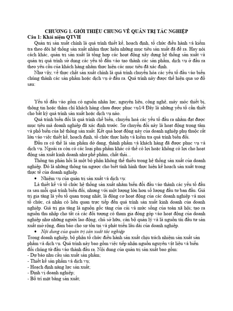 Đề cương QTVH | PDF