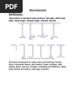 Keel and Bottom Structures | PDF | Ships | Oil Tanker