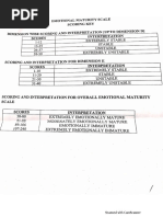 Emotional Maturity Scale | PDF | Emotions | Attitude (Psychology)