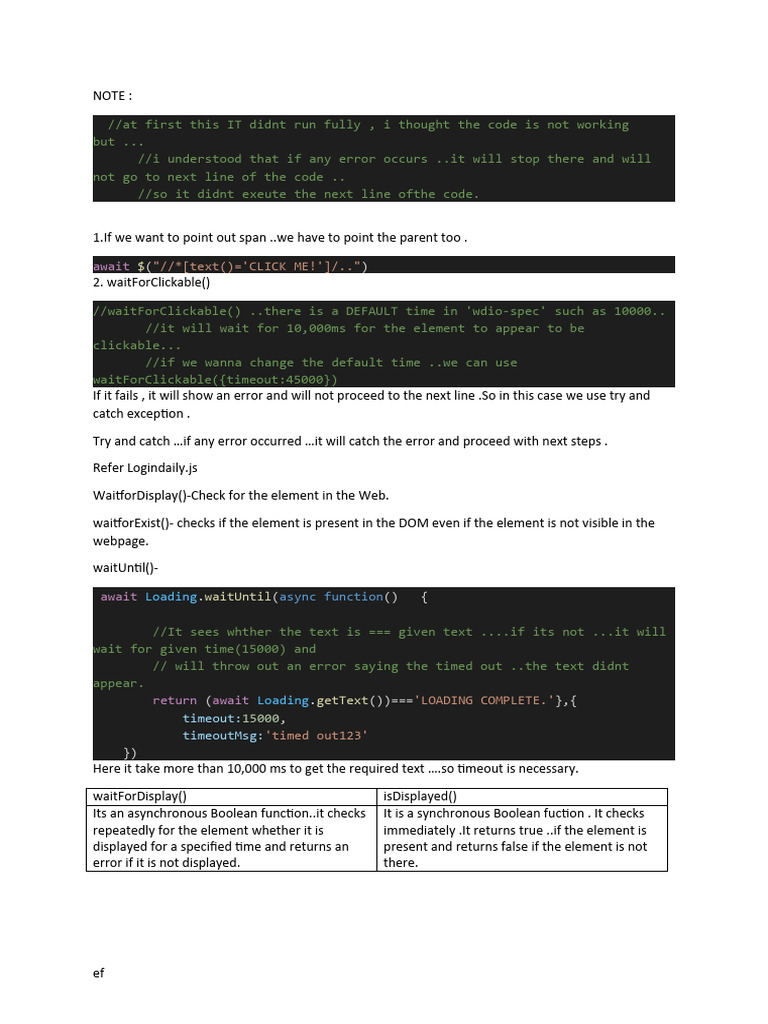 Wdio Basics | PDF | Boolean Data Type | Computer Engineering