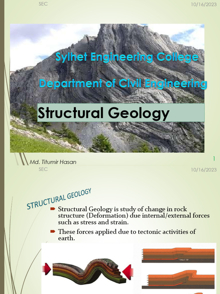 Structural Geology Final - Edited | PDF