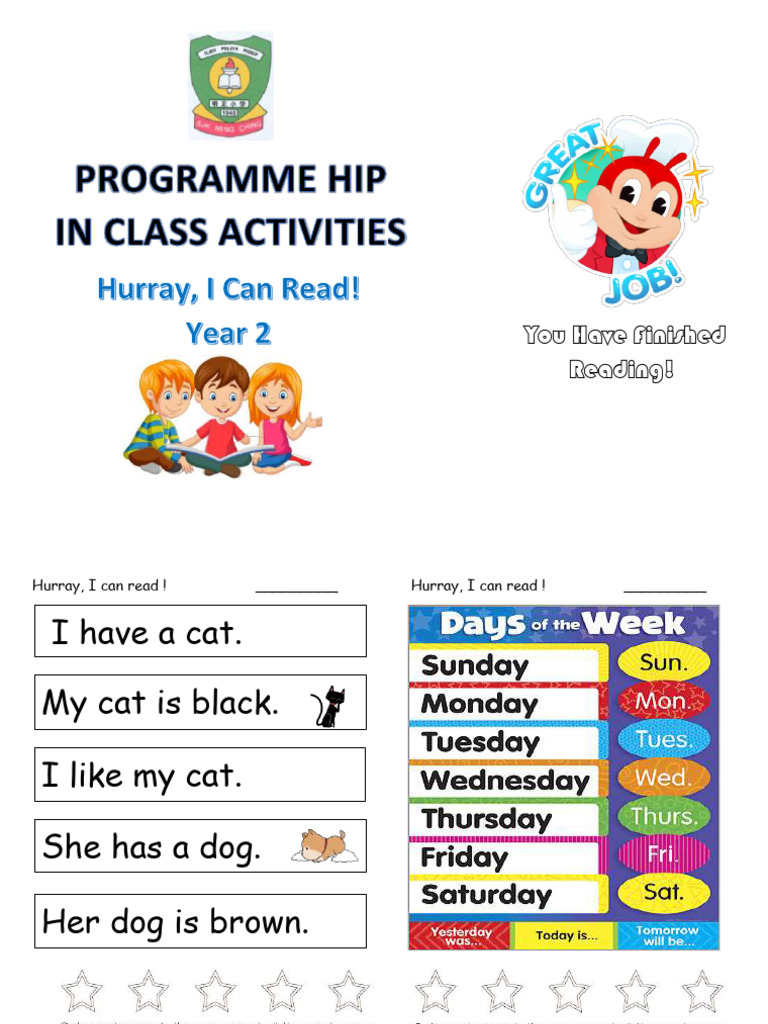 Hurray, I Can Read - Year 2 Book | PDF