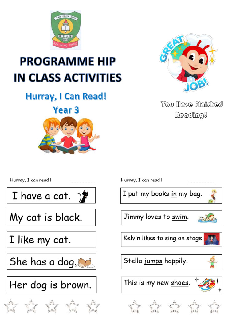 Hurray, I Can Read - Year 3 Book | PDF