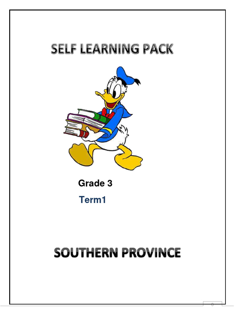 English - Grade 3 - Self-Learning Pack | PDF | Language Arts & Discipline