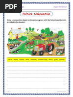 Park Picture Composition Worksheet | PDF