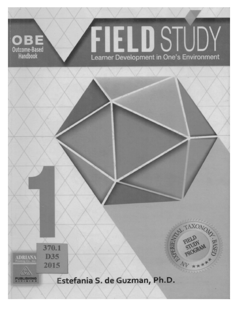 Field Study 1, Observation Forms, OBE 4 | PDF