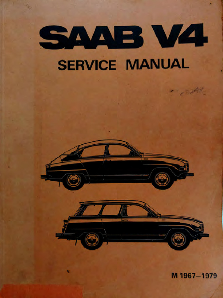 Saab v4 1967-79 Service Manual | PDF