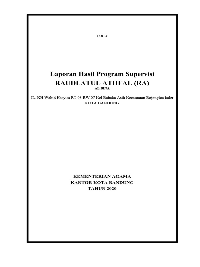 Laporan Hasil Tindak Lanjut Supervisi | PDF
