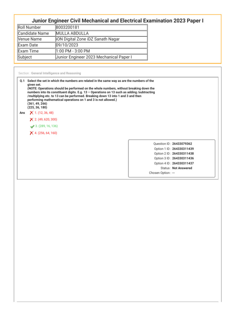 Response Sheet | PDF | Question | English Language