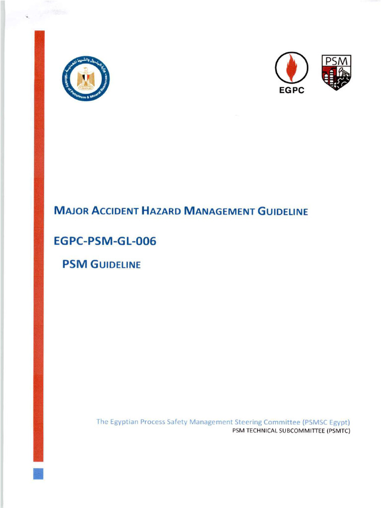 Major Accident Hazard Management Guideline | PDF