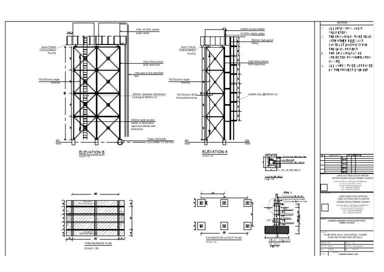 Elevated 20m3 Tank | PDF