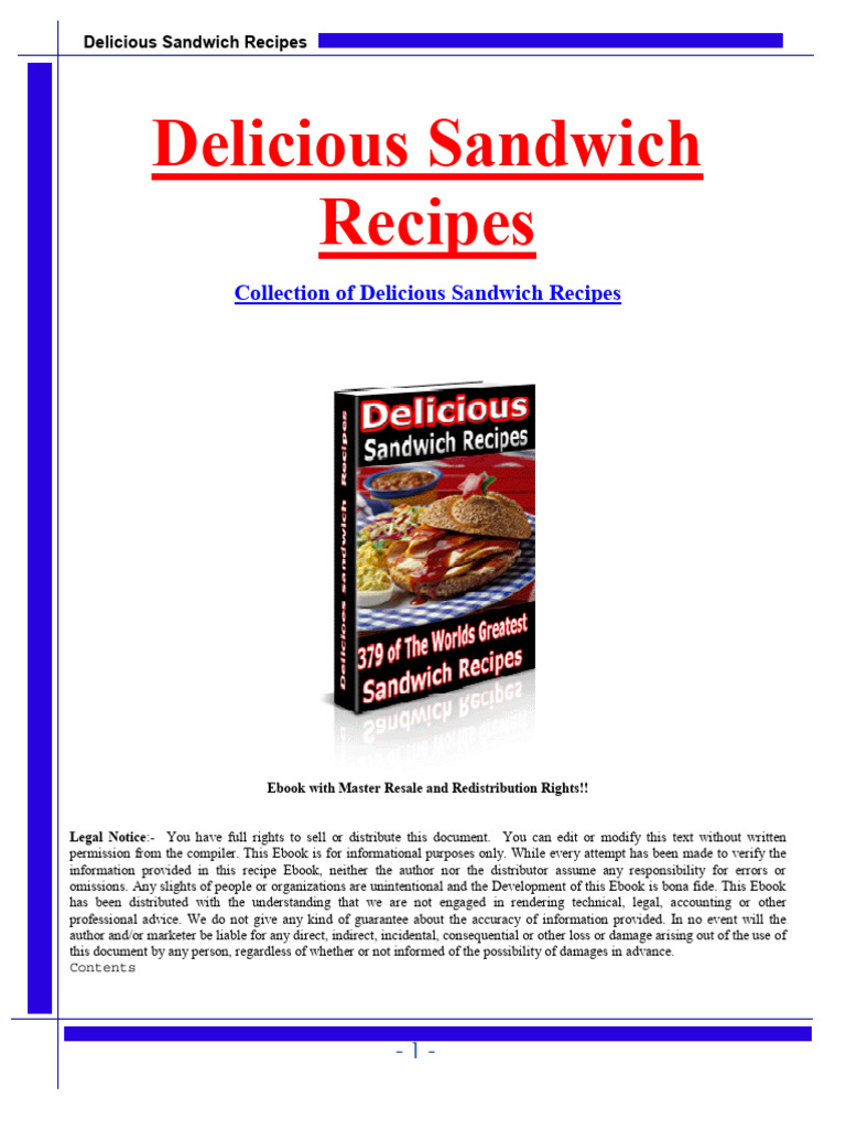 Sandwich | PDF