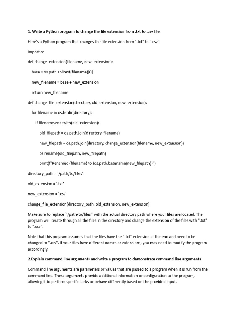 Unit-4 Python | PDF | Comma Separated Values | Text File Unit-4 Python | PDF | Comma Separated Values | Text File