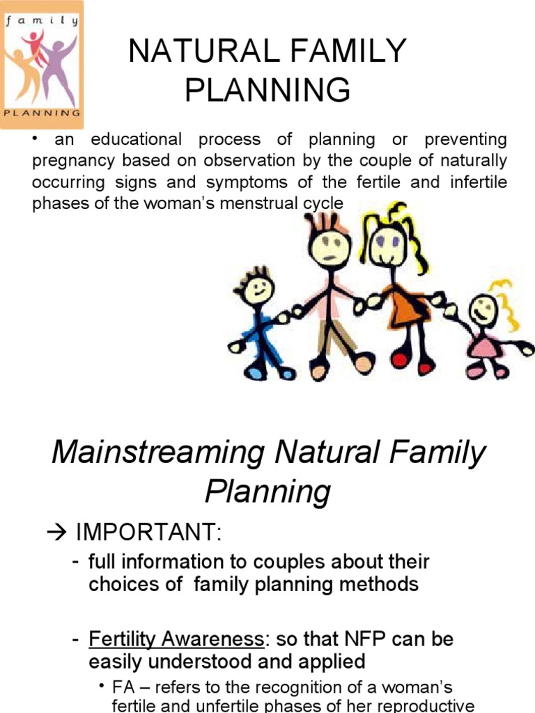 Natural Family Planning Overview | PDF | Birth Control | Family Planning