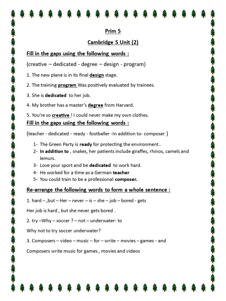 English Language Exercises for Students | PDF | Foreign Language ...