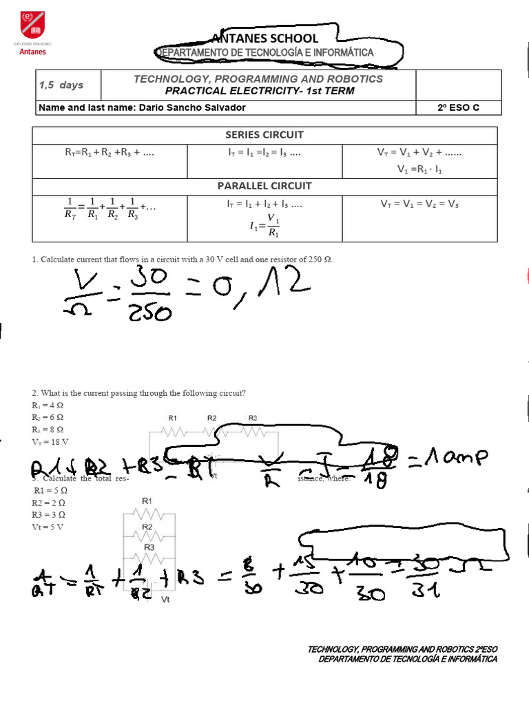 Practical - Electricity Ii | PDF