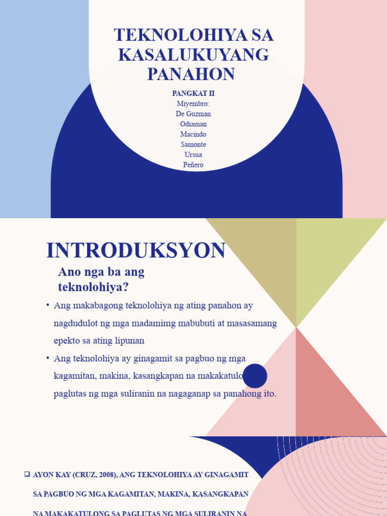 Teknolohiya Sa Kasalukuyang Panahon | PDF