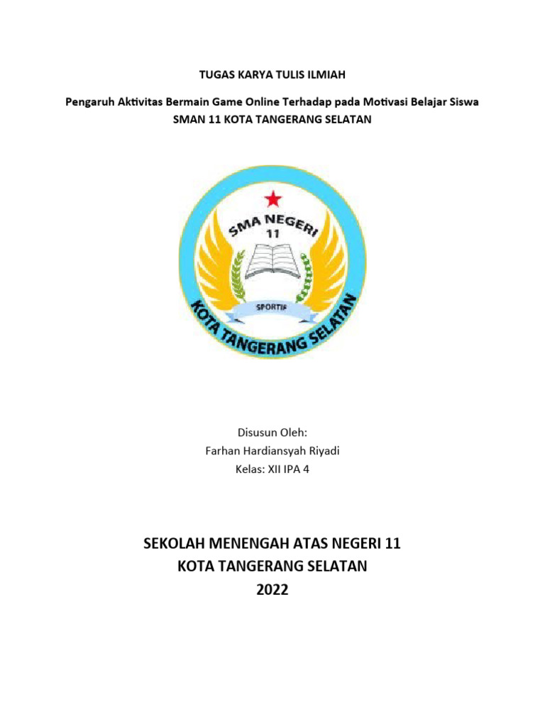 Karya Tulis Ilmiah GTC | PDF