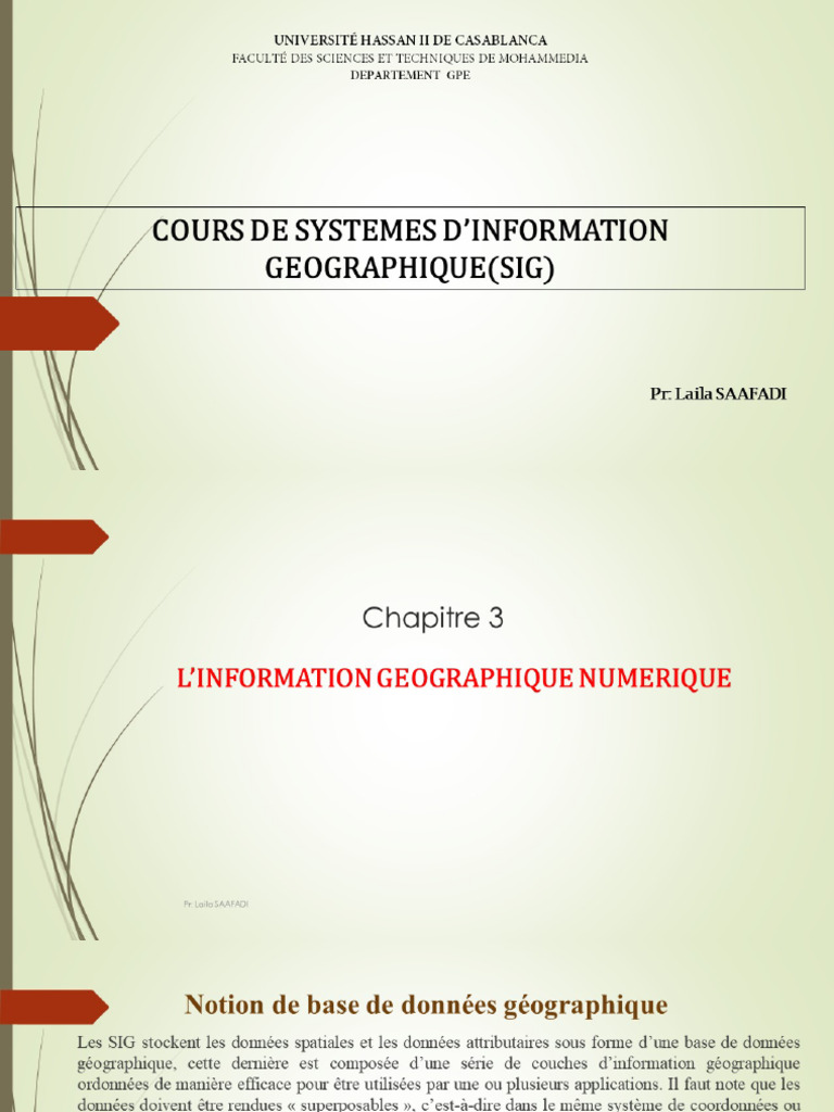 Chapitre 3 - IGN | PDF