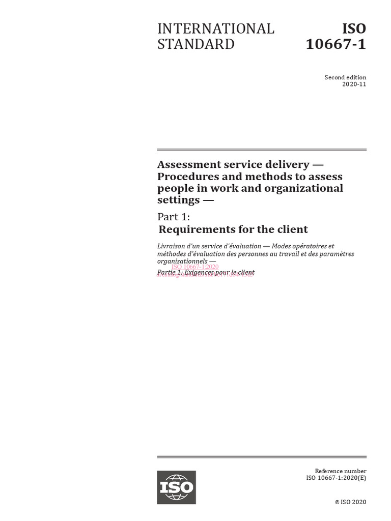 ISO-IEC 10667-1 - 2020 - Assesment Delivary | PDF | International ...