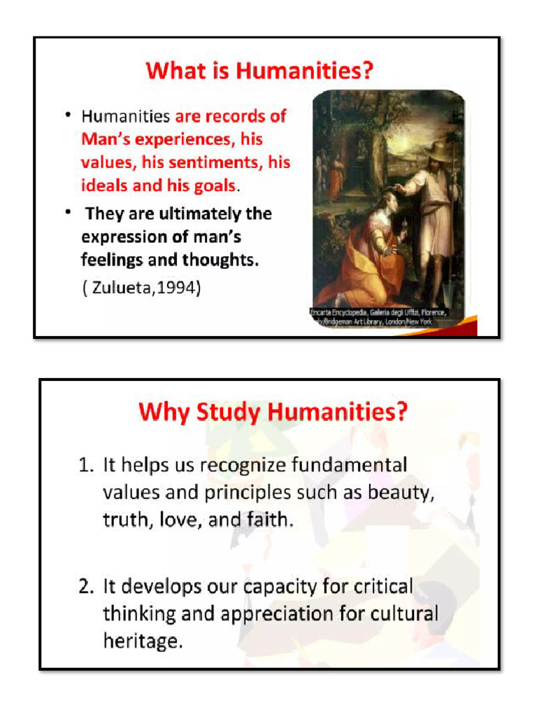 Overview of Humanities | PDF | Aesthetics | Thought