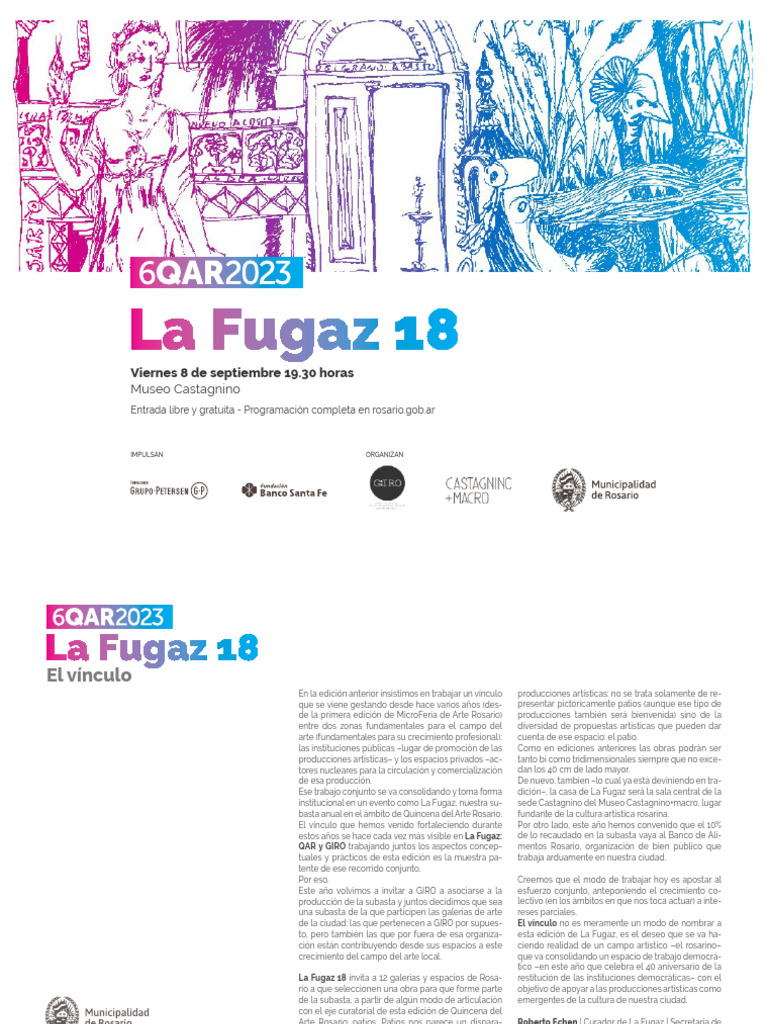 Catalogo La Fugaz 2023 | PDF | Estética | Las artes