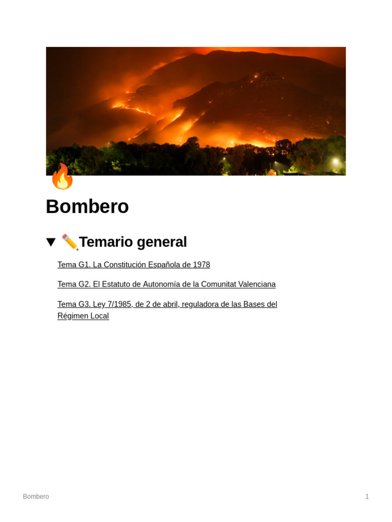 Bombero | PDF