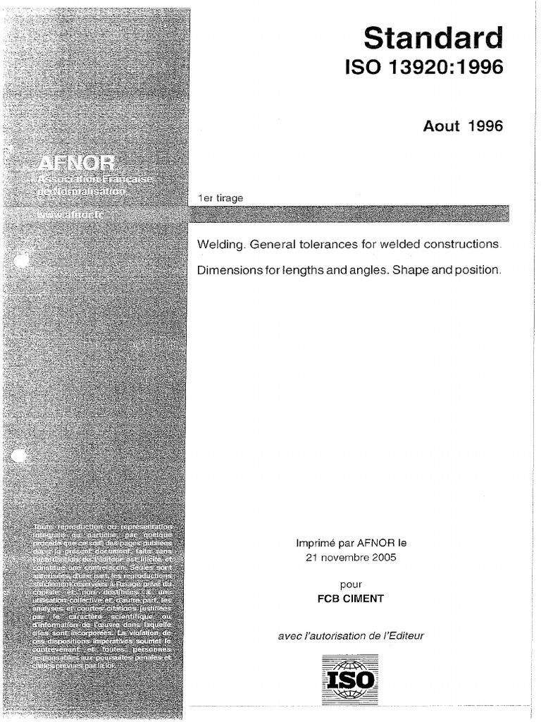 Attached Nr. 3 - IsO13920 | PDF