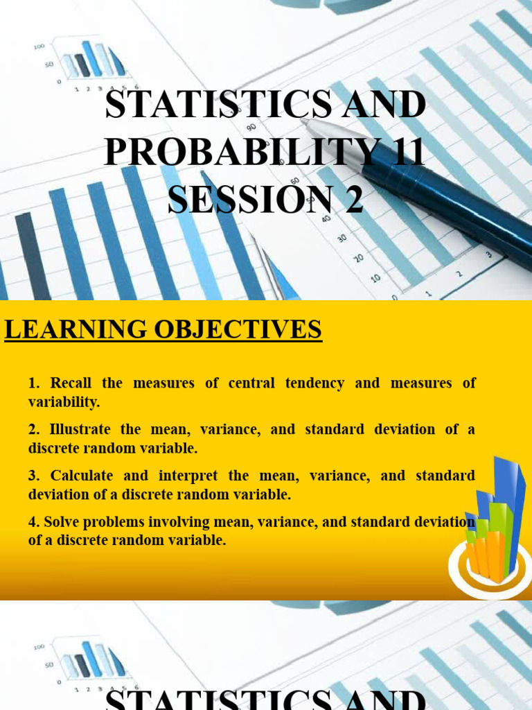 Mean Variance and SD of A Discrete Random Variable | PDF