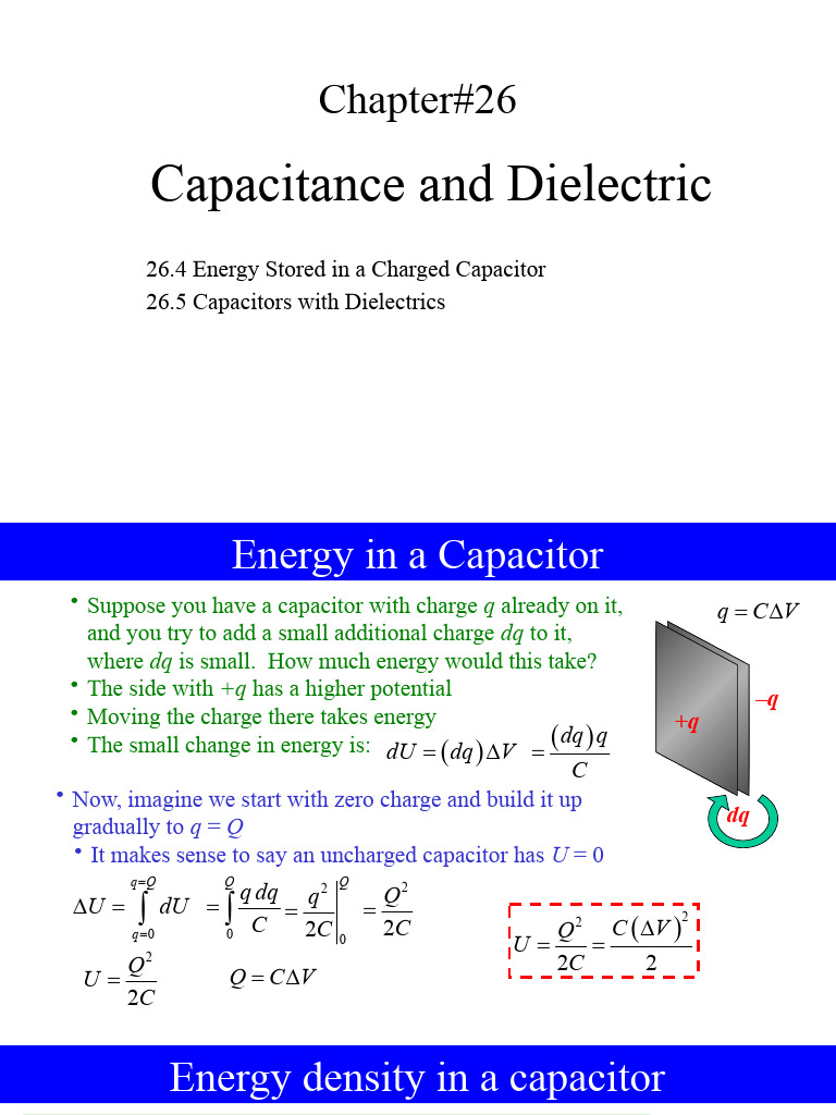 Capacitors Lecture 3 | PDF | Capacitor | Capacitance