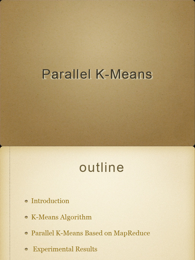 k-means mapreduce example | PDF | Cluster Analysis | Map Reduce