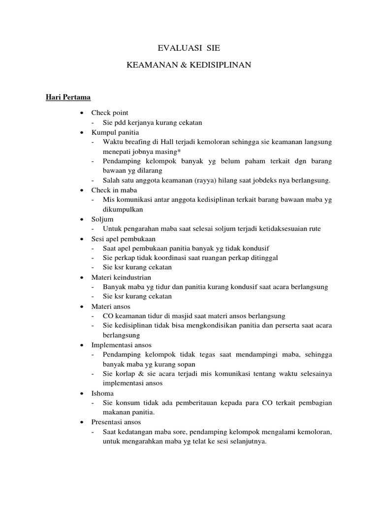 Evaluasi Keamanan | PDF