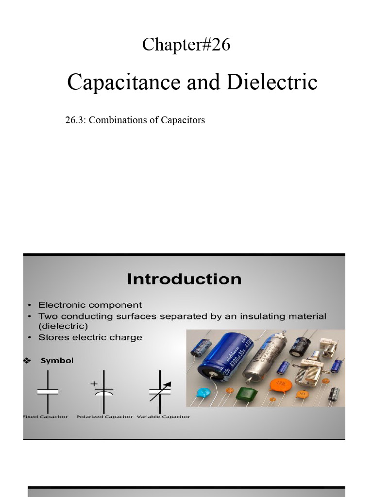Capacitance Lecture 2 | PDF | Capacitor | Capacitance