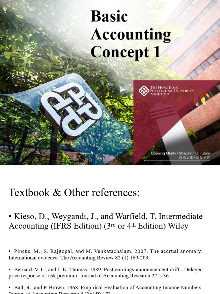 Basic Accounting Concept 1 | PDF | International Financial Reporting ...