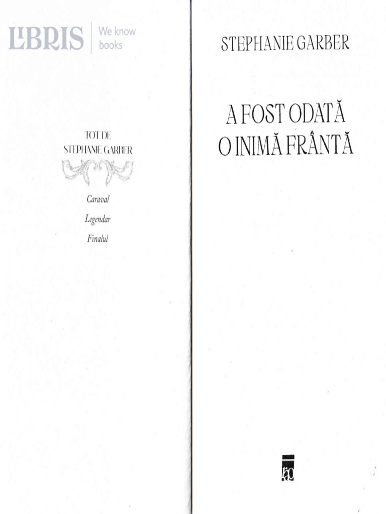 A Fost Odata o Inima Franta - Stephanie Garber | PDF