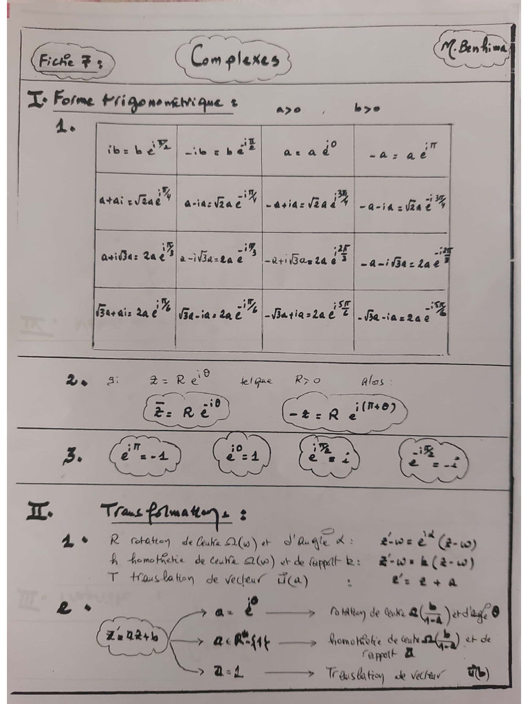 Les NB Complexes | PDF