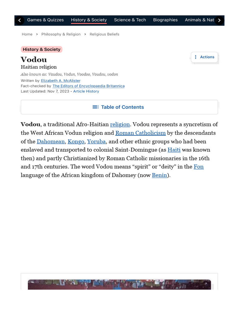 Vodou - Definition, History, West African Vodun, & Facts - Britannica ...