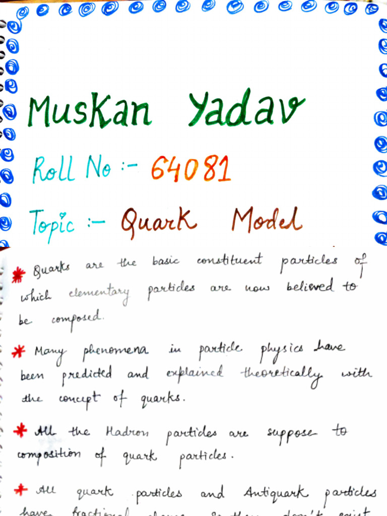 Quark model | PDF | Quark | Standard Model