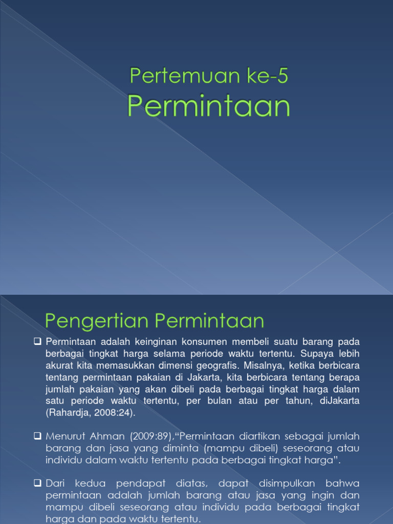 ekonomi mikro (pert. -5) | PDF