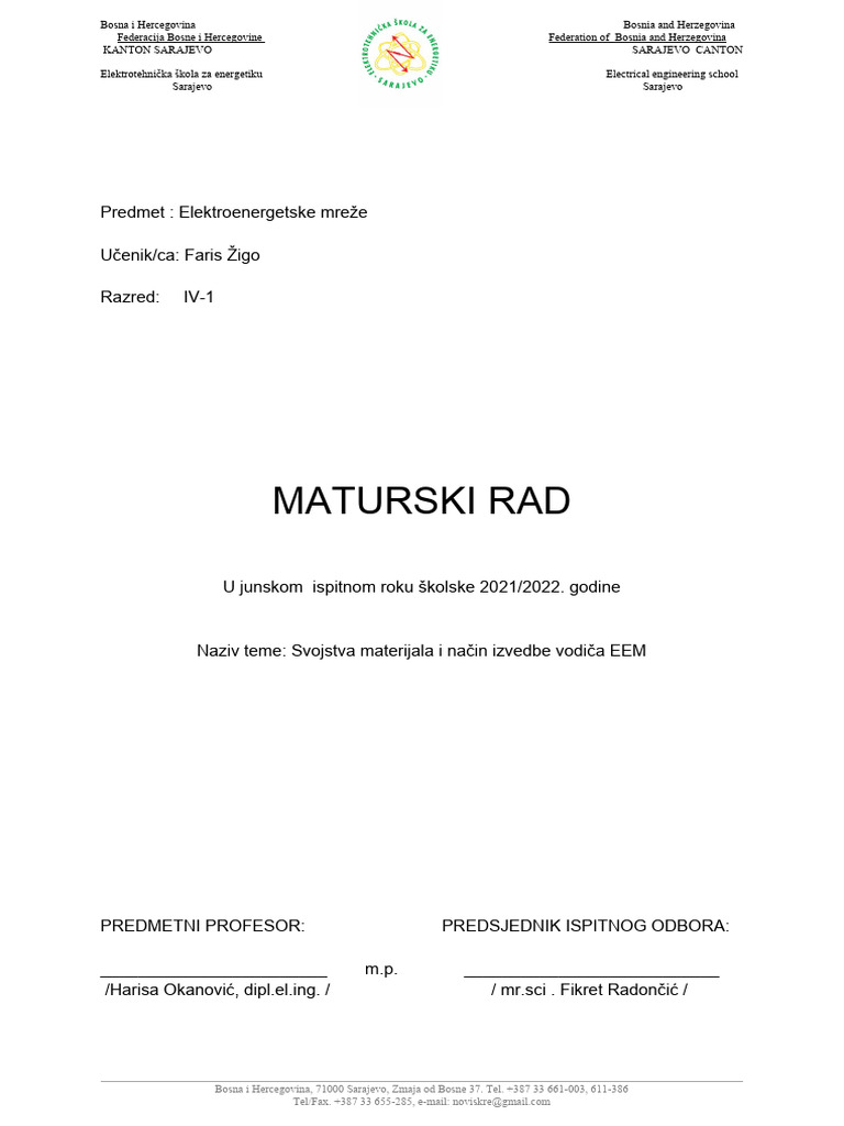 Maturski | PDF