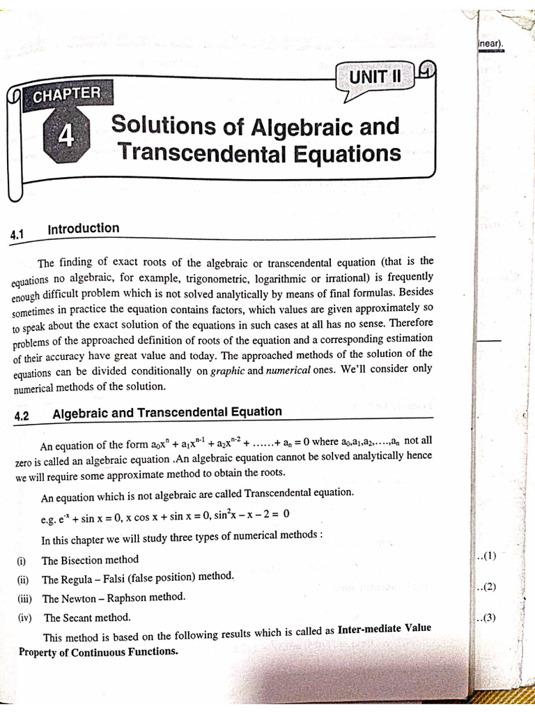 Unit II Chapter 4 in Mathematics FYIT | PDF