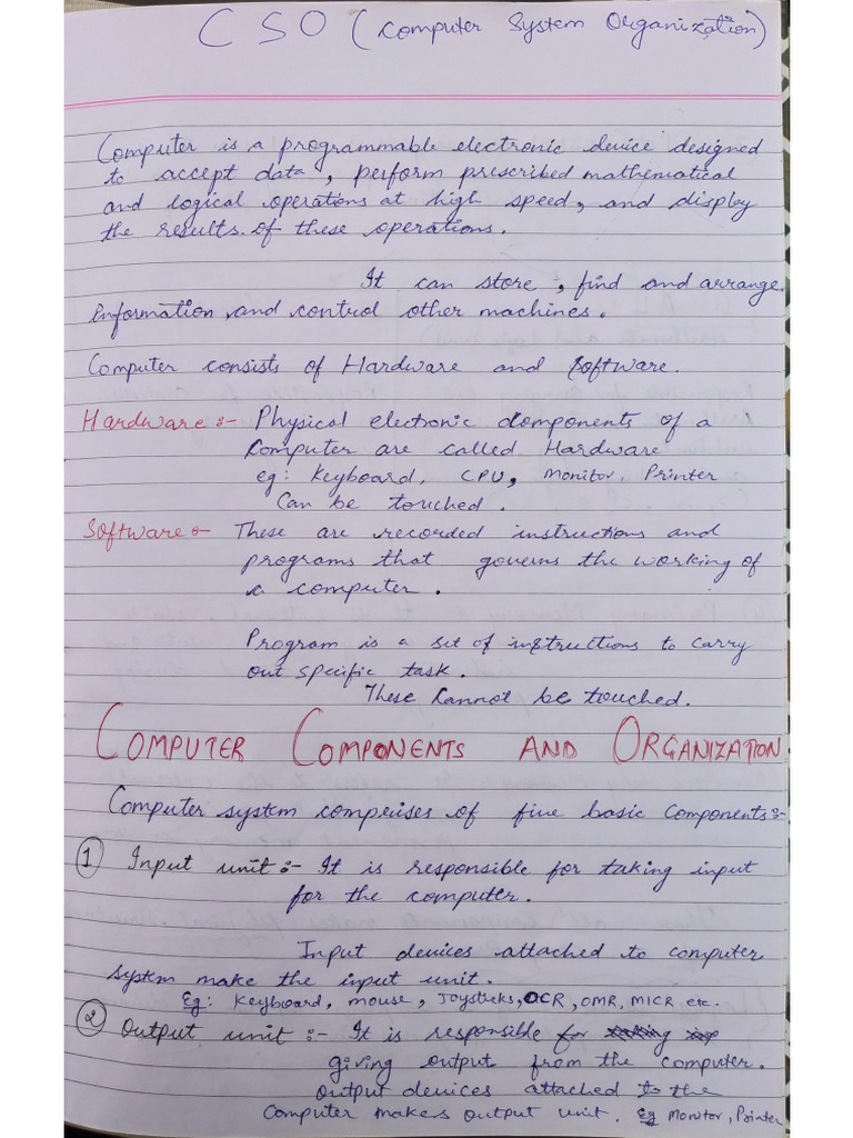 C Class 11 CSO, TYPES OF SOFTWARE | PDF