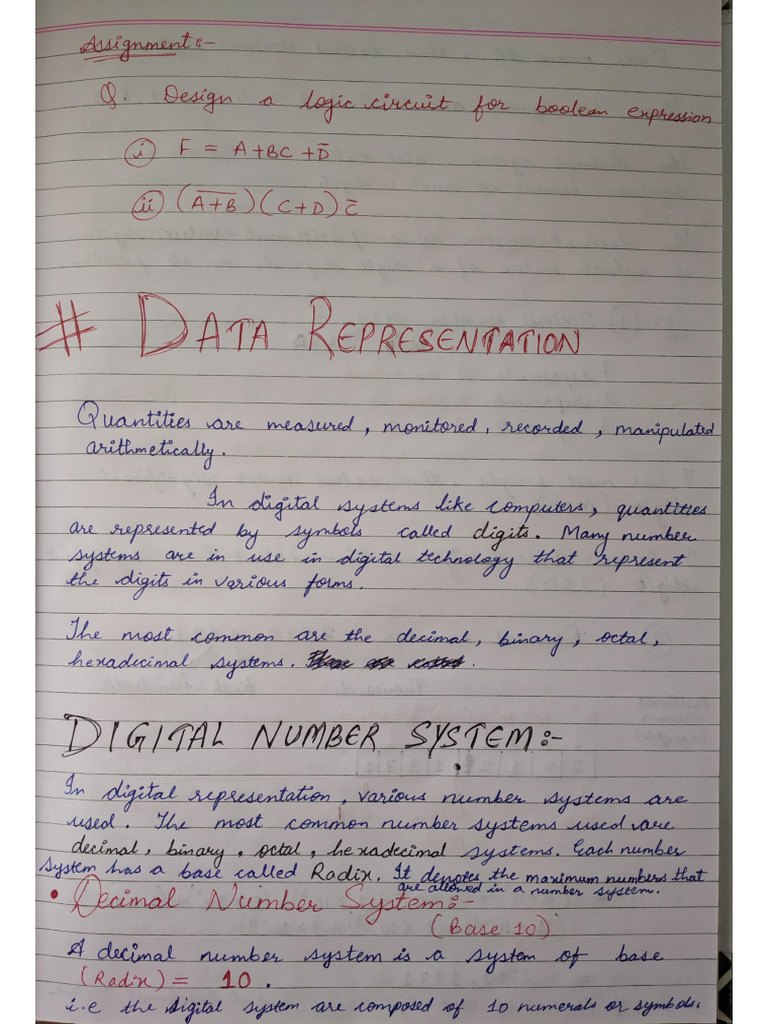A Data Representation Number System N Encoding Scheme | PDF