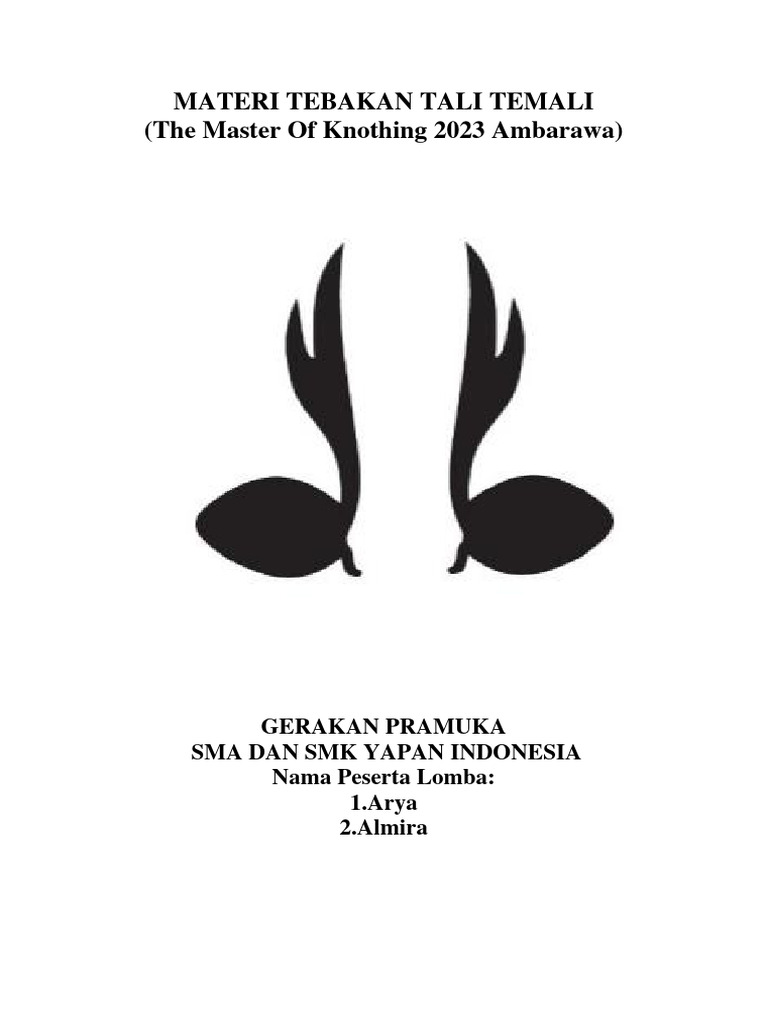 Panduan Simpul Pramuka | PDF