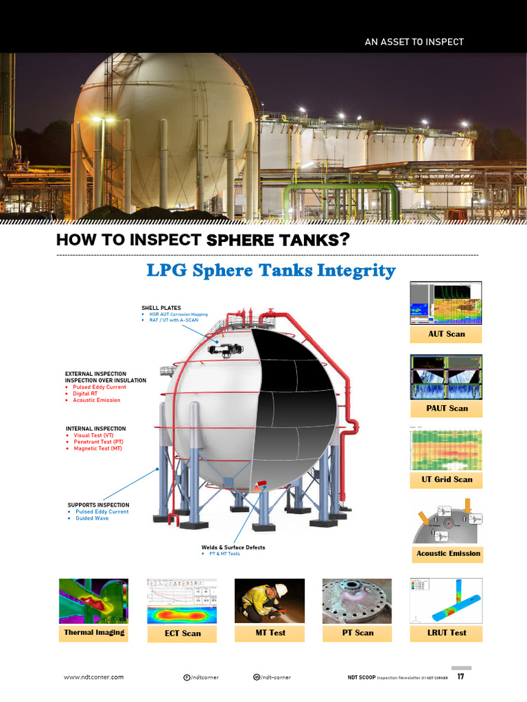 Sphere Tanks Inspection | PDF